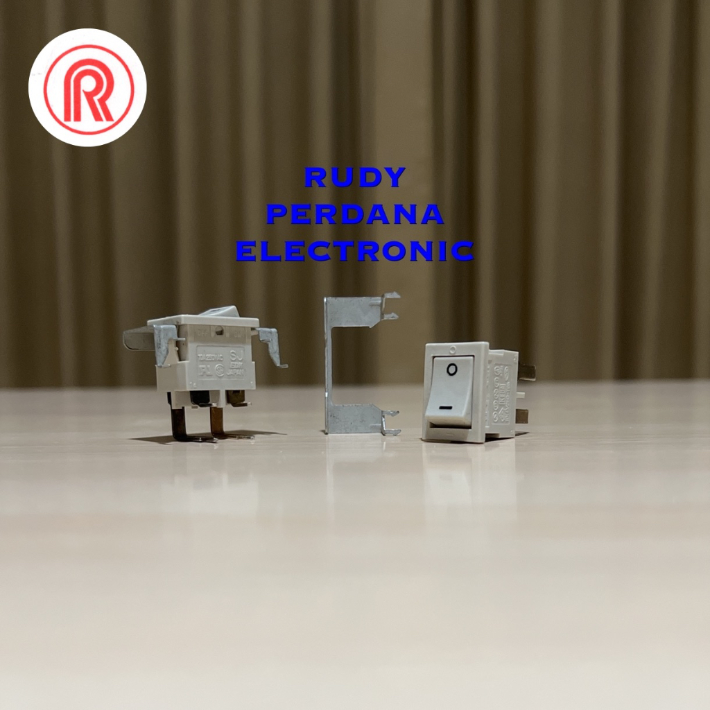 Rocker SWITCH ON OFF SWITCH 4 SIDE PIN BOX HOLDER EDK JAPAN 10A 250V ...