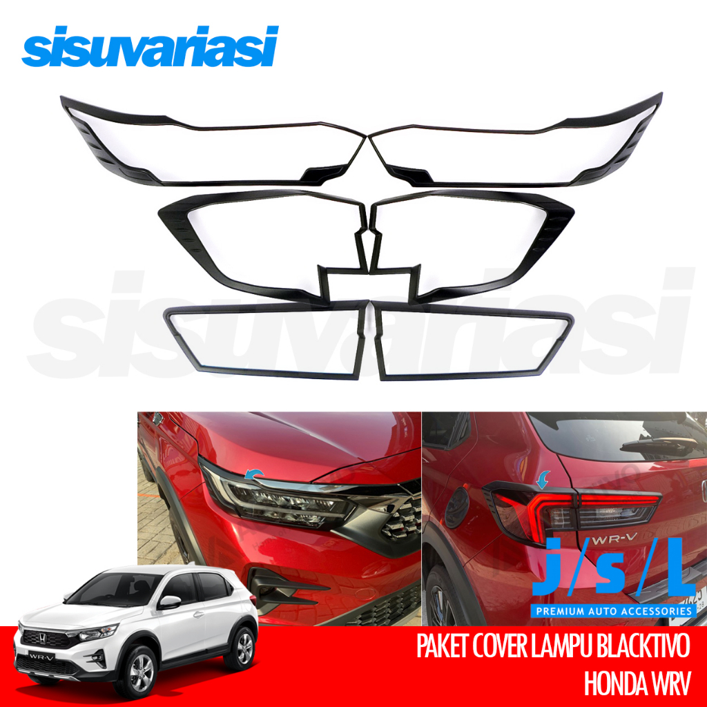 Honda WRV JSL Accessories Headlamp Cover Package Stoplamp Front Rear ...