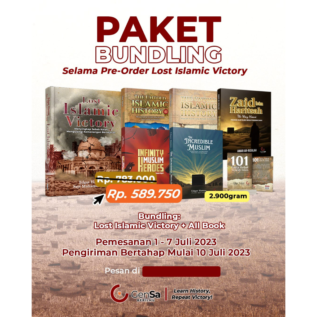Gensa Package 101 Great Facts of Islamic History, Incredible Muslim, Infinity Muslim Heroes, The ...