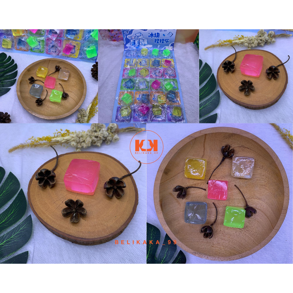 SQUISHY ICE CUBE JELLY TOY / FAKE ICE CUBE / SQUISHY ICE BLOCK / FAKE ...