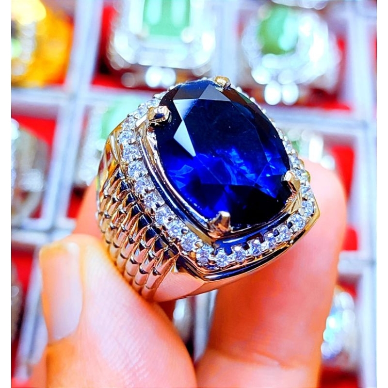 (NEW Product) Original KING ROYAL BLUE Stone Ring | Shopee Malaysia