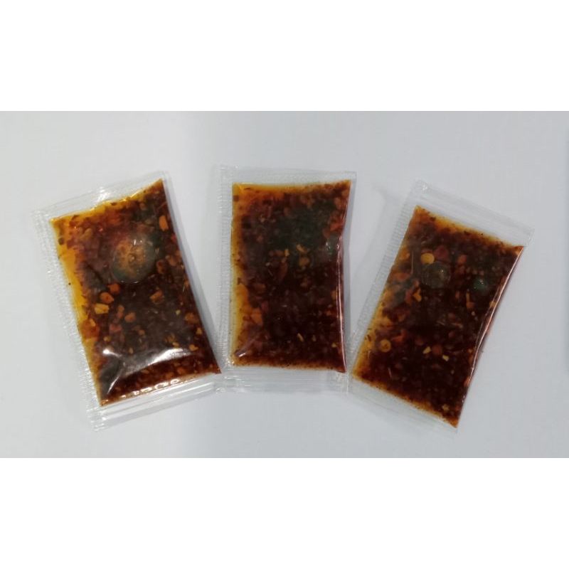 Chili Oil / Chili Oil 7 grams (Contains 20 Sachets) | Shopee Malaysia