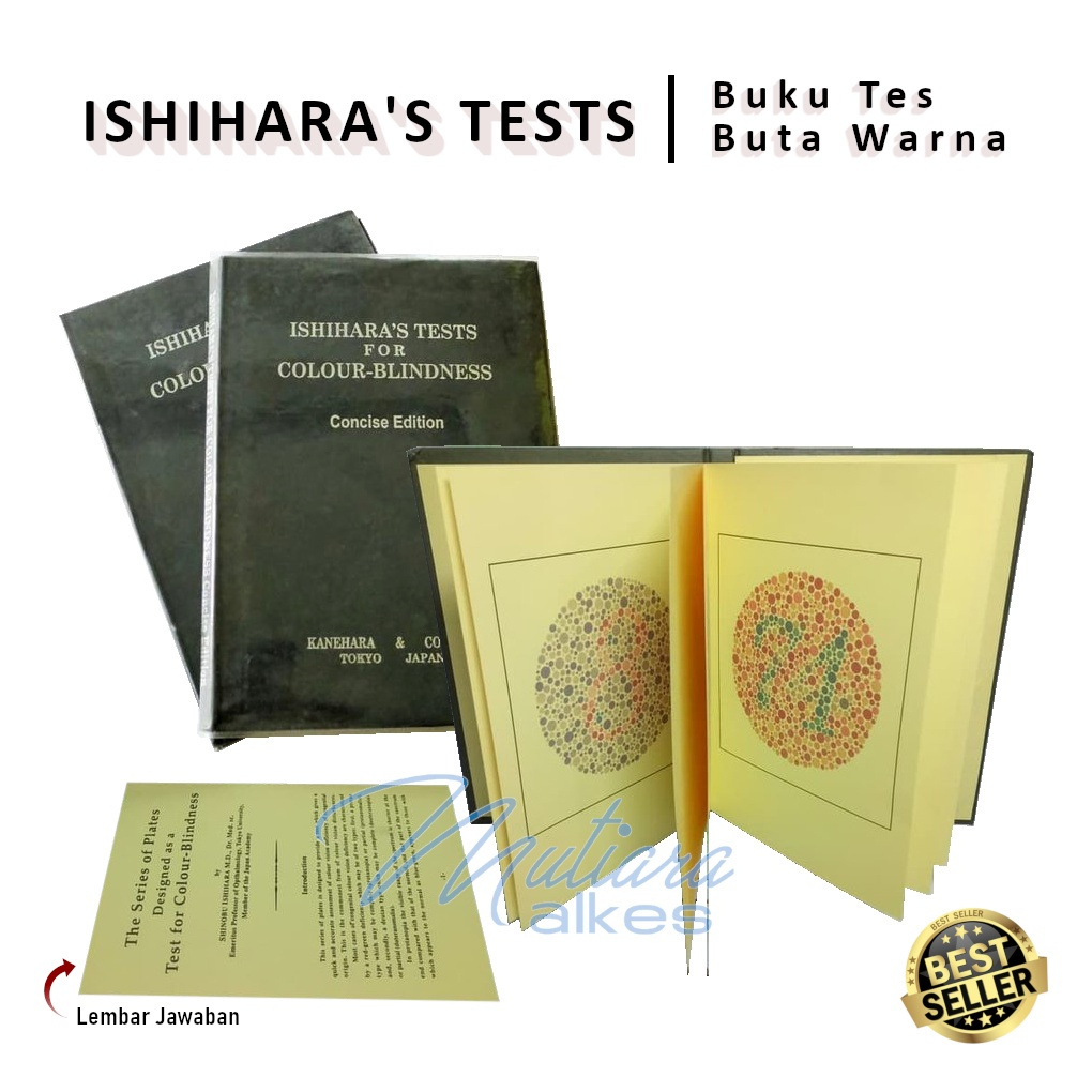 LOKAL Local Color Blindness Test Book 14 Pages ishiharas | Shopee Malaysia