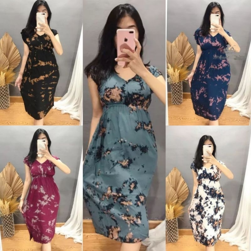 MANOHARA DASTER WITH TIE DYE BALI MOTIF | Shopee Malaysia