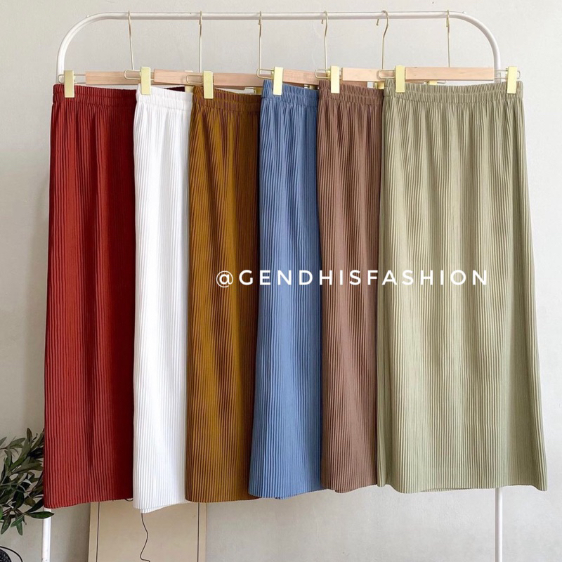 Ziva Skirt- Straight H Model Lidi Skirt (AllSize M- Xxxl) | Shopee Malaysia