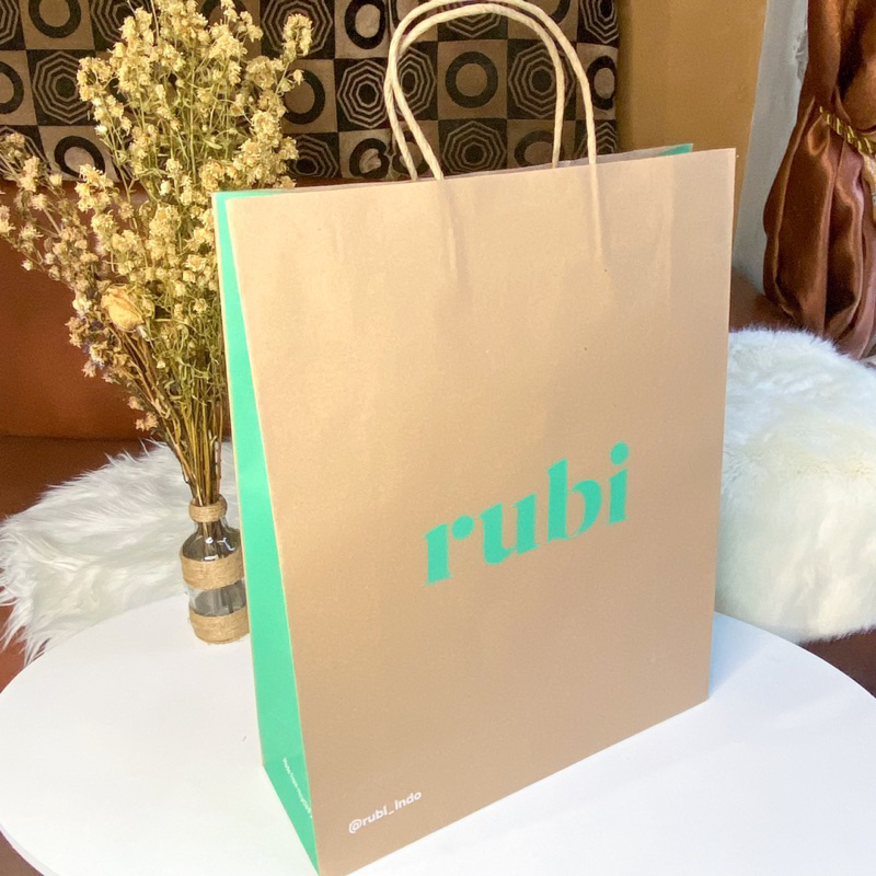 Paperbag Rubi Original Store Shopping Bag Mall Shoes | Shopee Malaysia