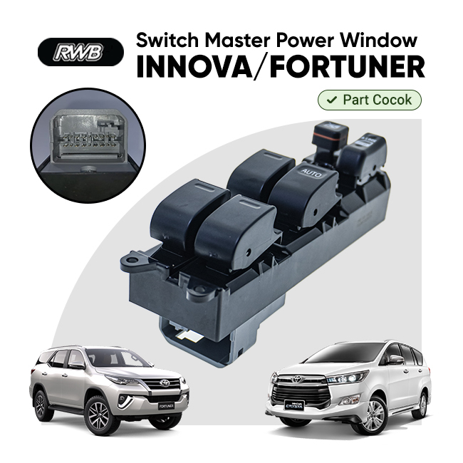 Master Switch Power Window Switch Toyota Kijang Innova/Fortuner 2005 ...
