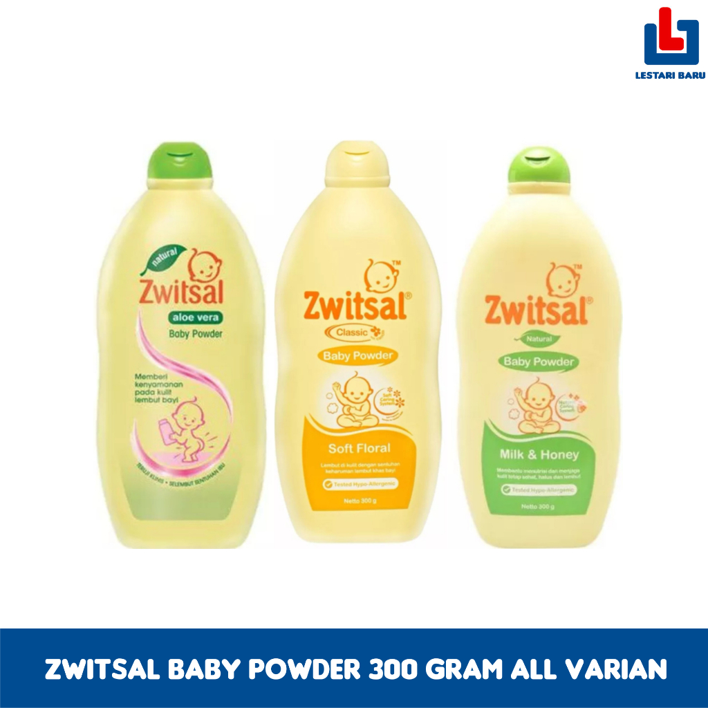 Zwitsal Baby Powder 300gram All Variants | Shopee Malaysia