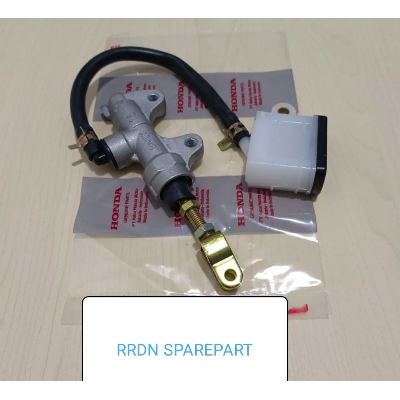 Brake master Rear Assy brake master housing tube pump rear view Supra X ...