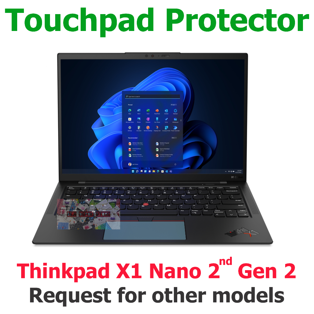 Thinkpad X1 Nano 2nd Gen 2 second Gen Touchpad Protector Guard | Shopee ...