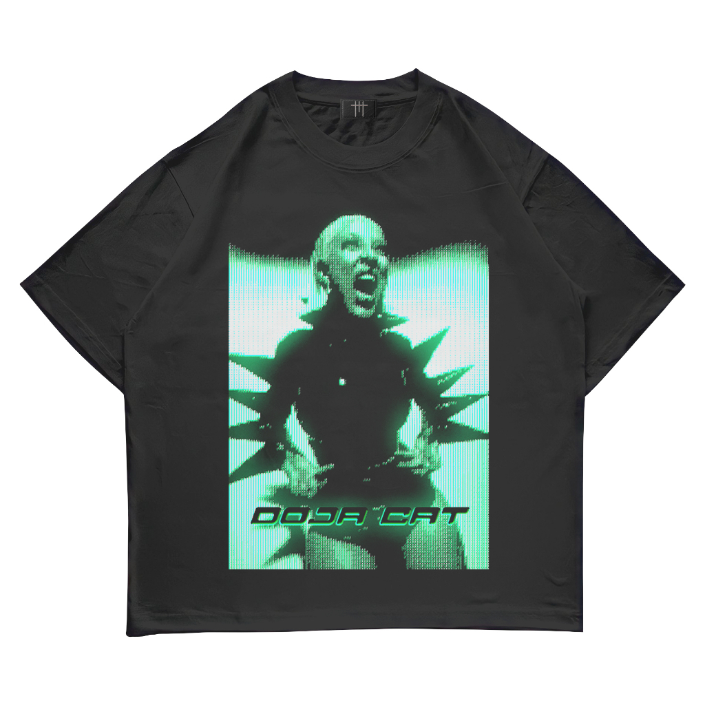 Megablast – DOJA CAT NEON GREEN OVERSIZE COMBED T-SHIRT 24S | Shopee ...