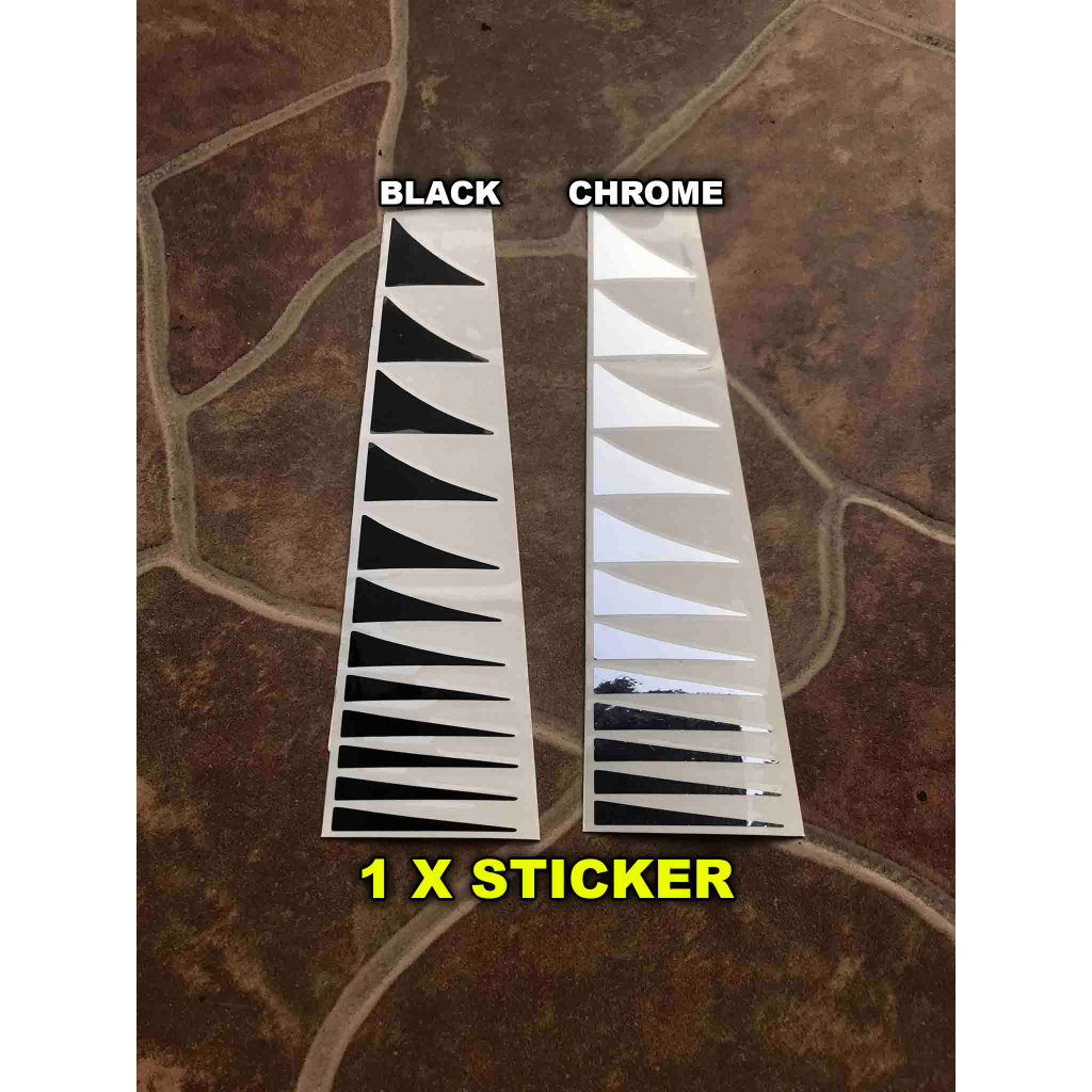 Shark Fin Sticker Inlay Electric Fretboard Guitar Electric Fingerboard ...