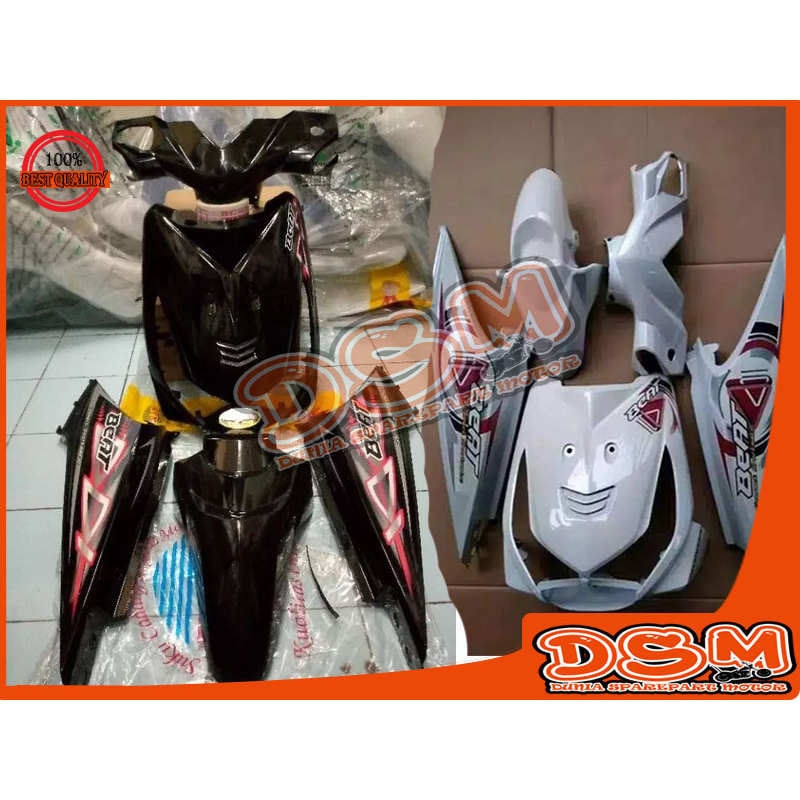 HITAM PUTIH Cover BODY HONDA BEAT BEAT OLD OLD 2010-2012 HRANA Black ...