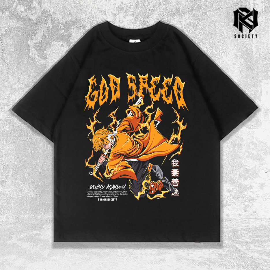 T-shirt Anime Demon Slayer Kimetsu No Yaiba ZENITZU AGATSUMA - KUROZEN ...