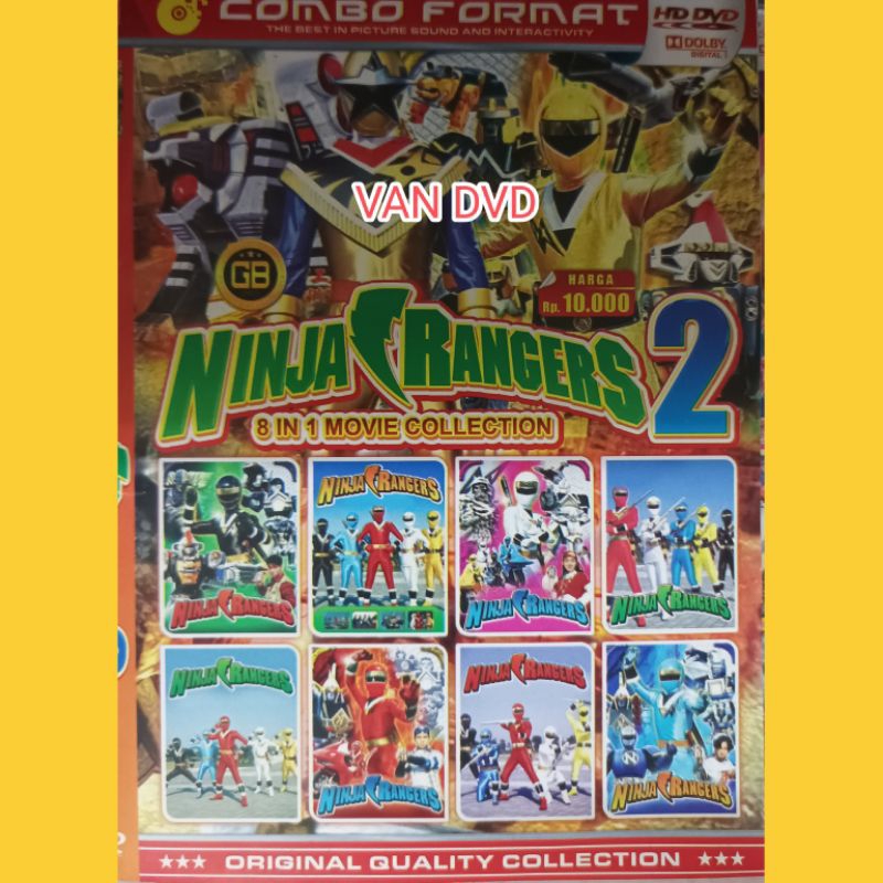 Power Ranger Ninja Ranger 1,2 Film Collection Cassette Free to Choose 8 ...