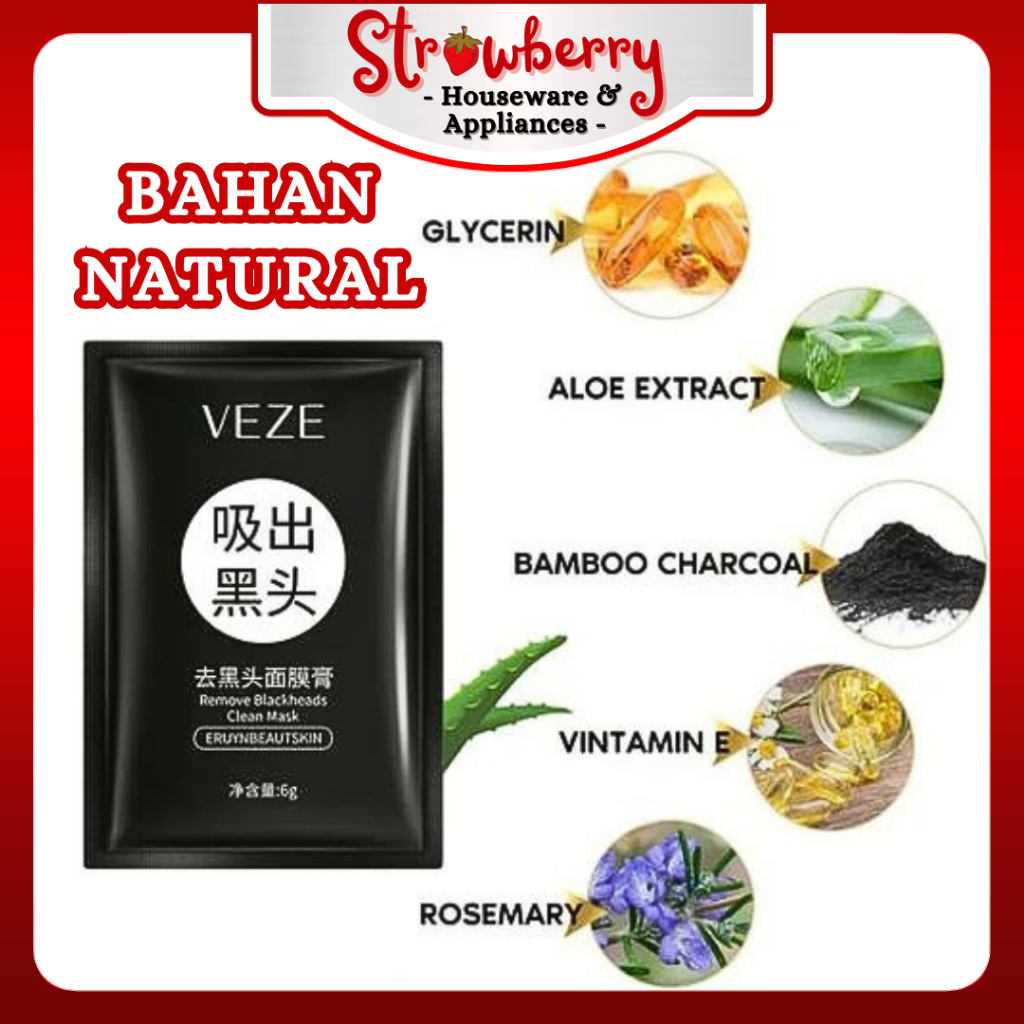 Veze Sachet Blackhead Mask 6gr Peel Off Mask/Black Head Dead Skin ...