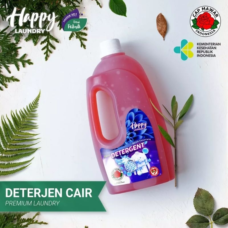 Happy Laundry Liquid Liquid Detergent 1 liter | Shopee Malaysia