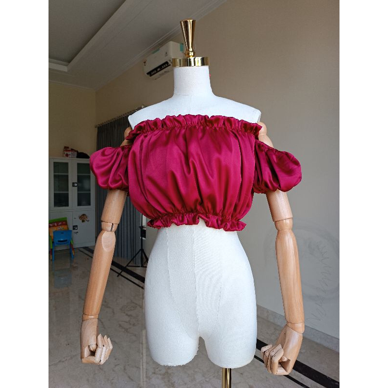 Beach crop top / Korean crop top / beautiful crop top | Shopee Malaysia