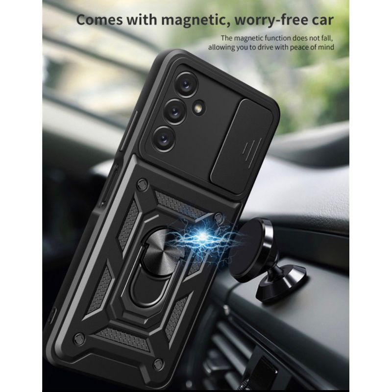 Samsung a23 4G Hard Case Armor Defense Ring Shield Armor Hard Case ...