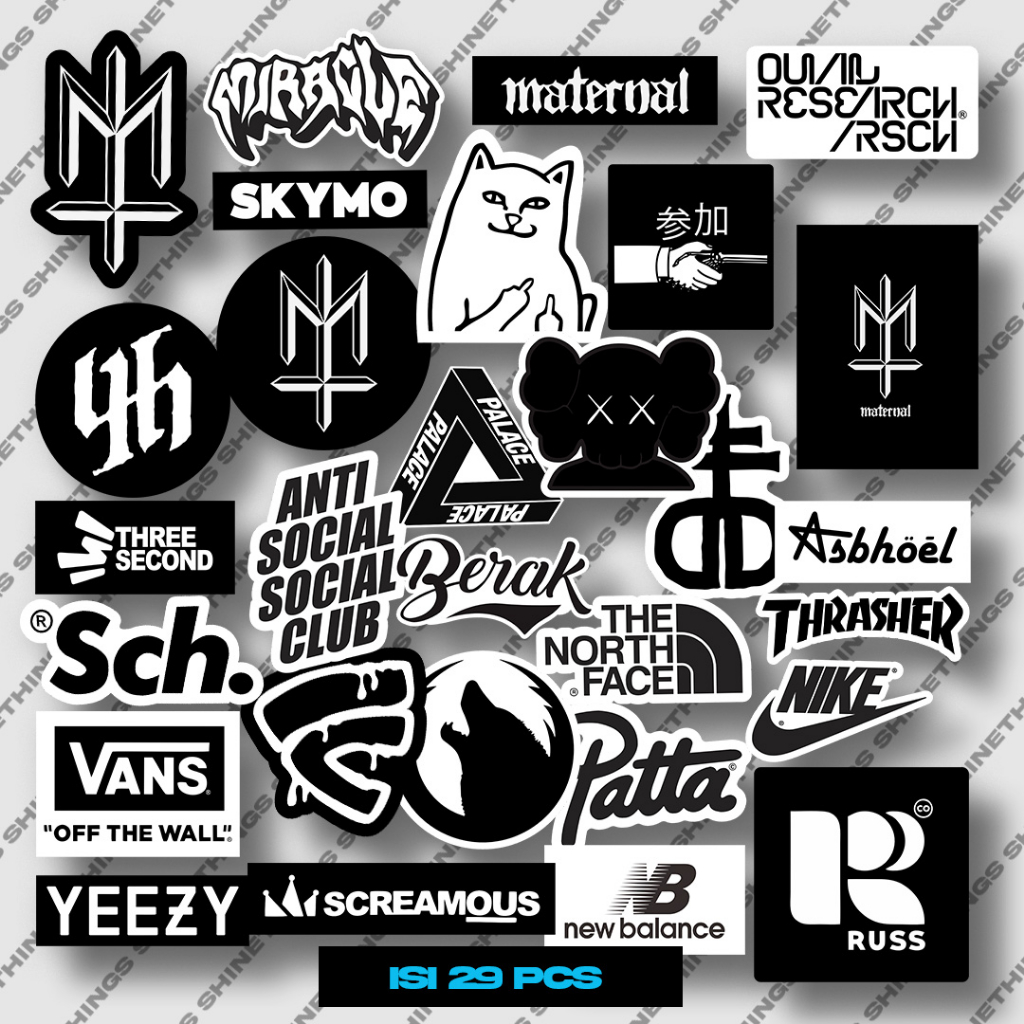 Sticker PACK brand helmet tumblr helmet music brand hype STICKER PACK ...