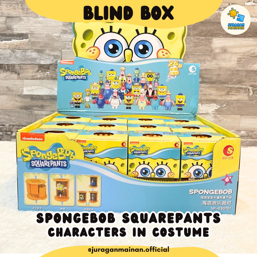 Blindbox Spongebob Character Costume Blinbox - Random Stacking and ...