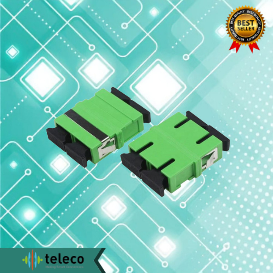 Adapter/adapter SC/APC DX/Duplex SM/Single Mode FO/Fiber Optic | Shopee ...