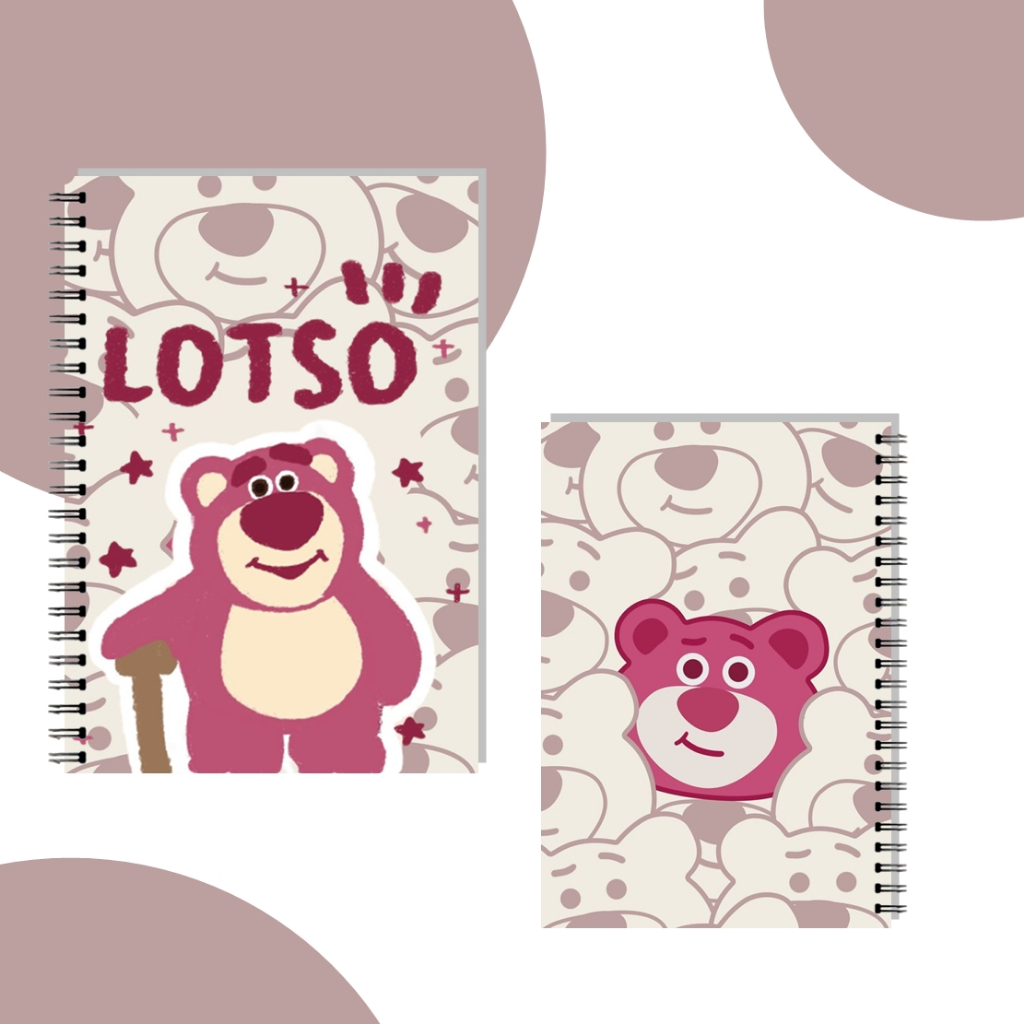 Lotso Toy Story Book Pink Bear Notebook | Shopee Malaysia