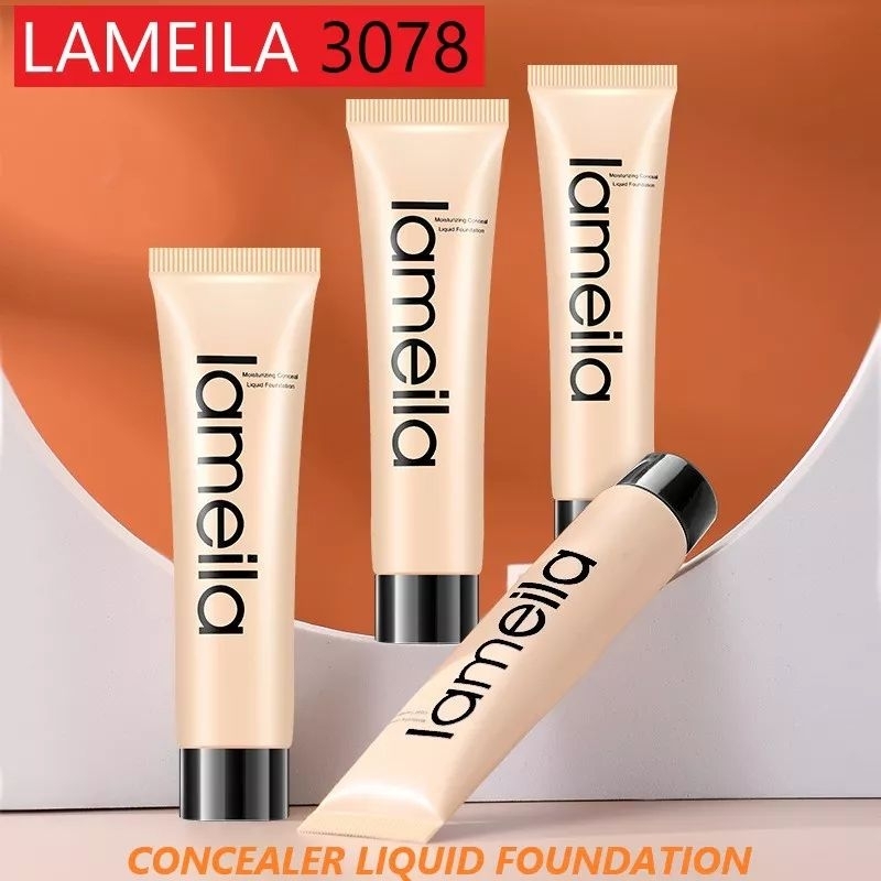 Lameila 3078 LIQUID. Foundation LIGHT CONCEALER BB cream WATERPROOF ...