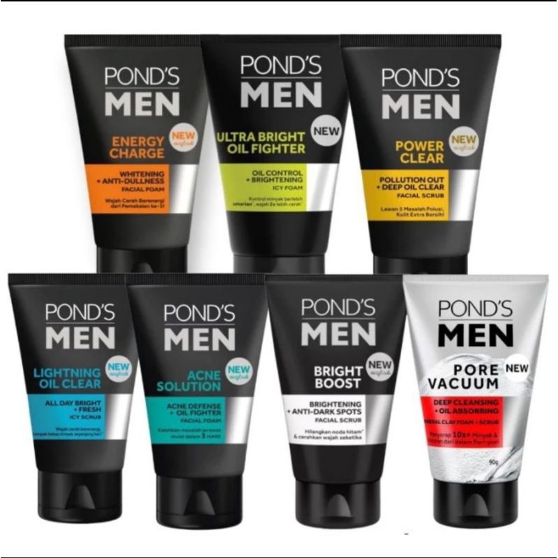 Ponds Men Ultra Bright Oil Fighter 100g | Shopee Malaysia
