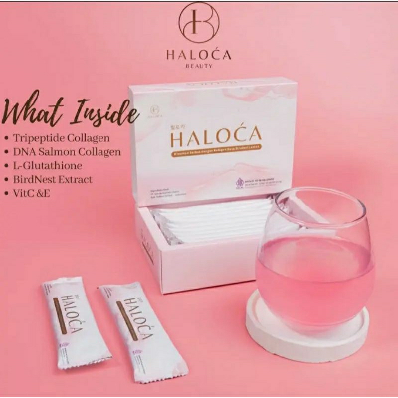 Haloca BEAUTY Collagen drink with birdnest And DNA Salmon Skin ...
