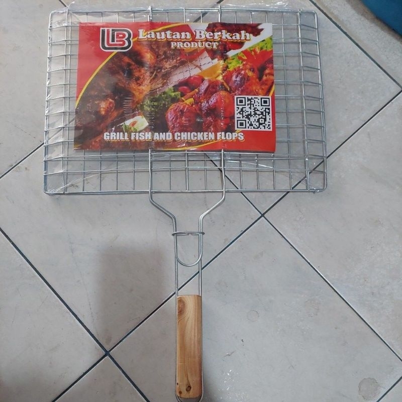 Stainless steel chicken fish grill, super malay grilled fish | Shopee ...