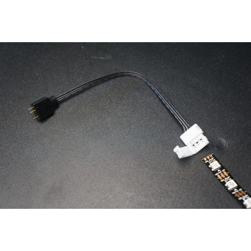 Argb Female Cable Connector 3 Pin ARGB to Clip LED Strip Connector Clip ...
