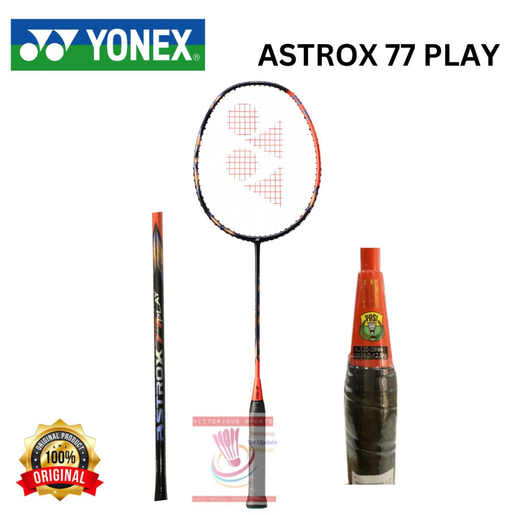 Yonex BADMINTON Racket YONEX ASTROX 77 PLAY 77PLAY ORIGINAL | Shopee Malaysia