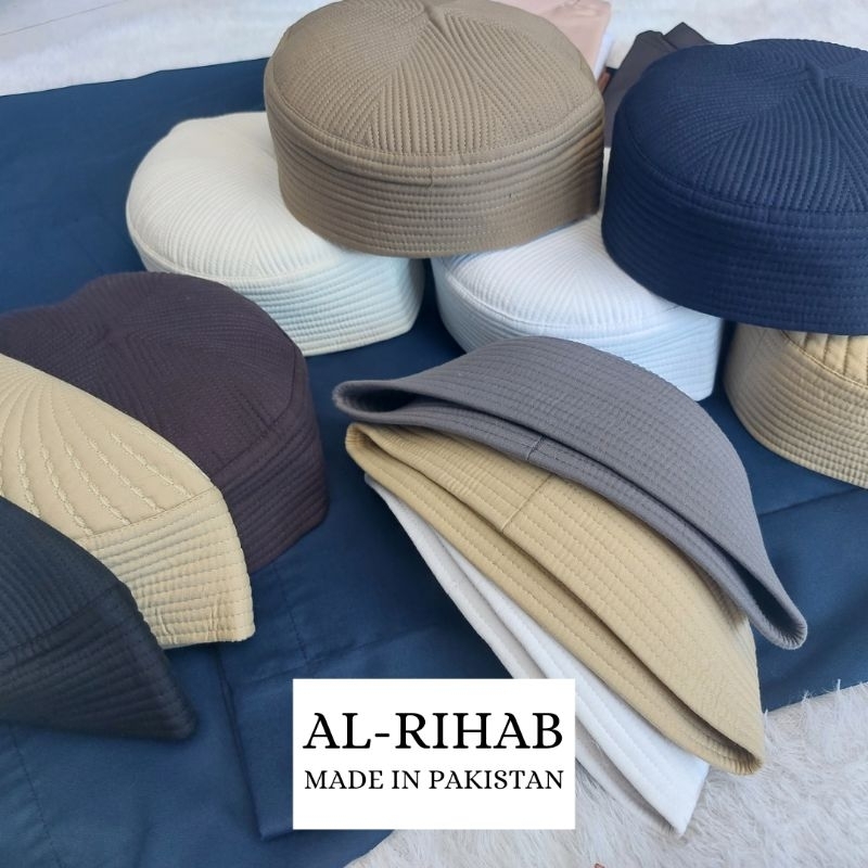 Original saudi AL-RIHAB Malawi Cap/saudi Imported Pakistani songkok ...