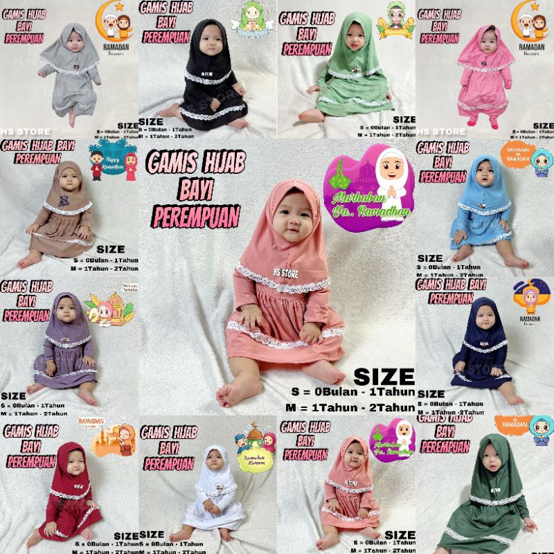!! Gamis HIJAB Baby Girl/GAMIS For Girls FREE JILBAB | Shopee Malaysia