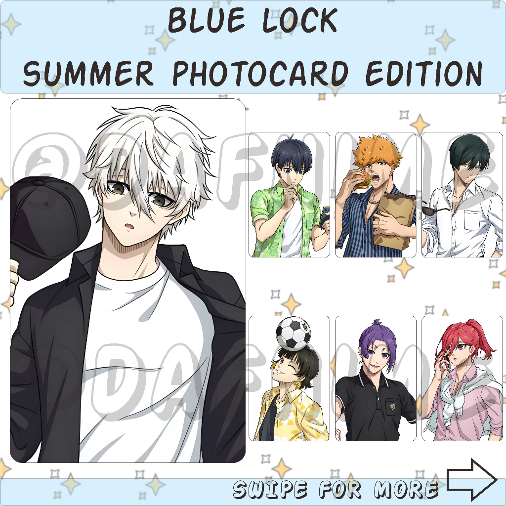 Blue LOCK SUMMER EDITION PHOTOCARD ANIME | Shopee Malaysia