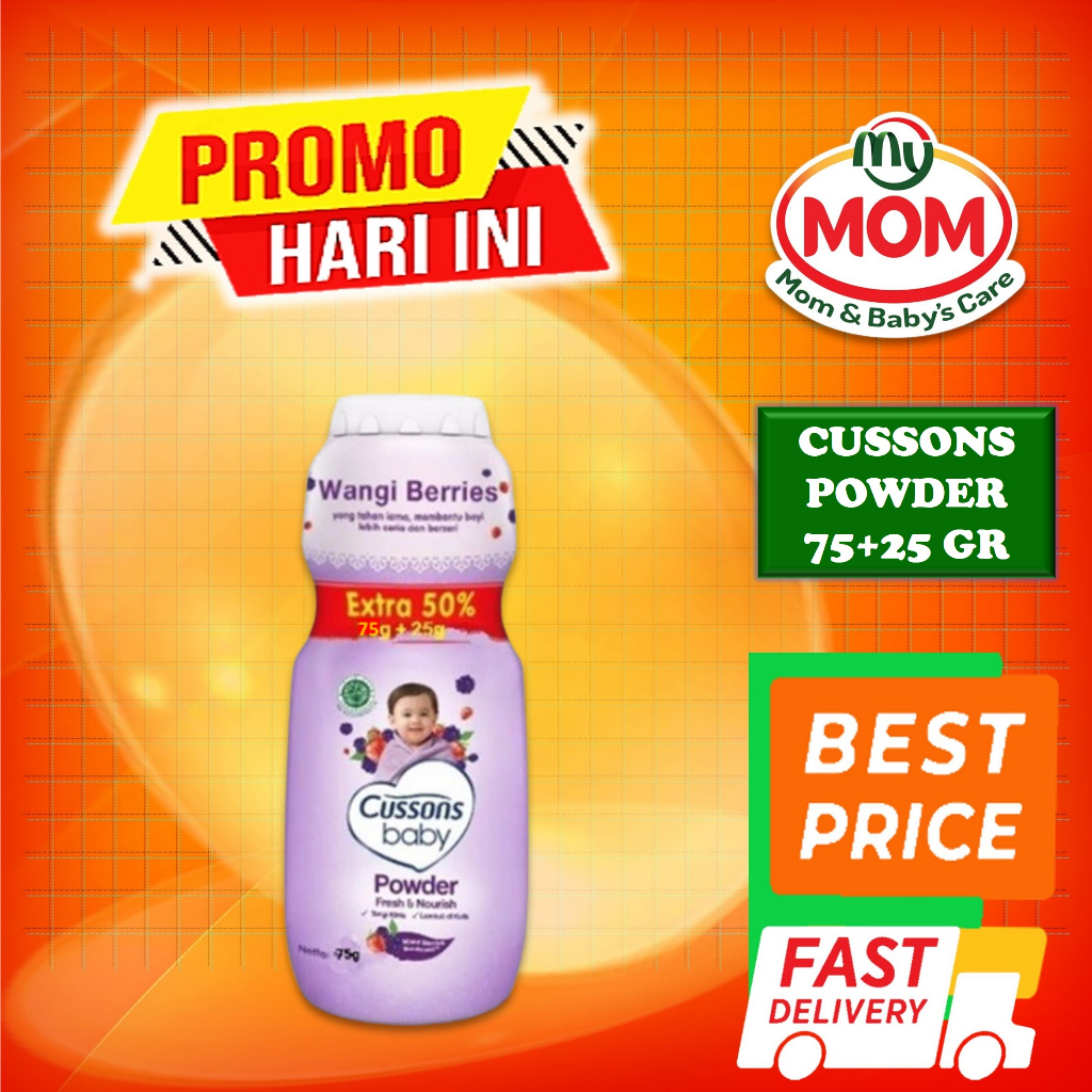Cussons Baby Powder 35gr+15gr & 75gr+25gr/Cusson Baby Powder 50gr ...