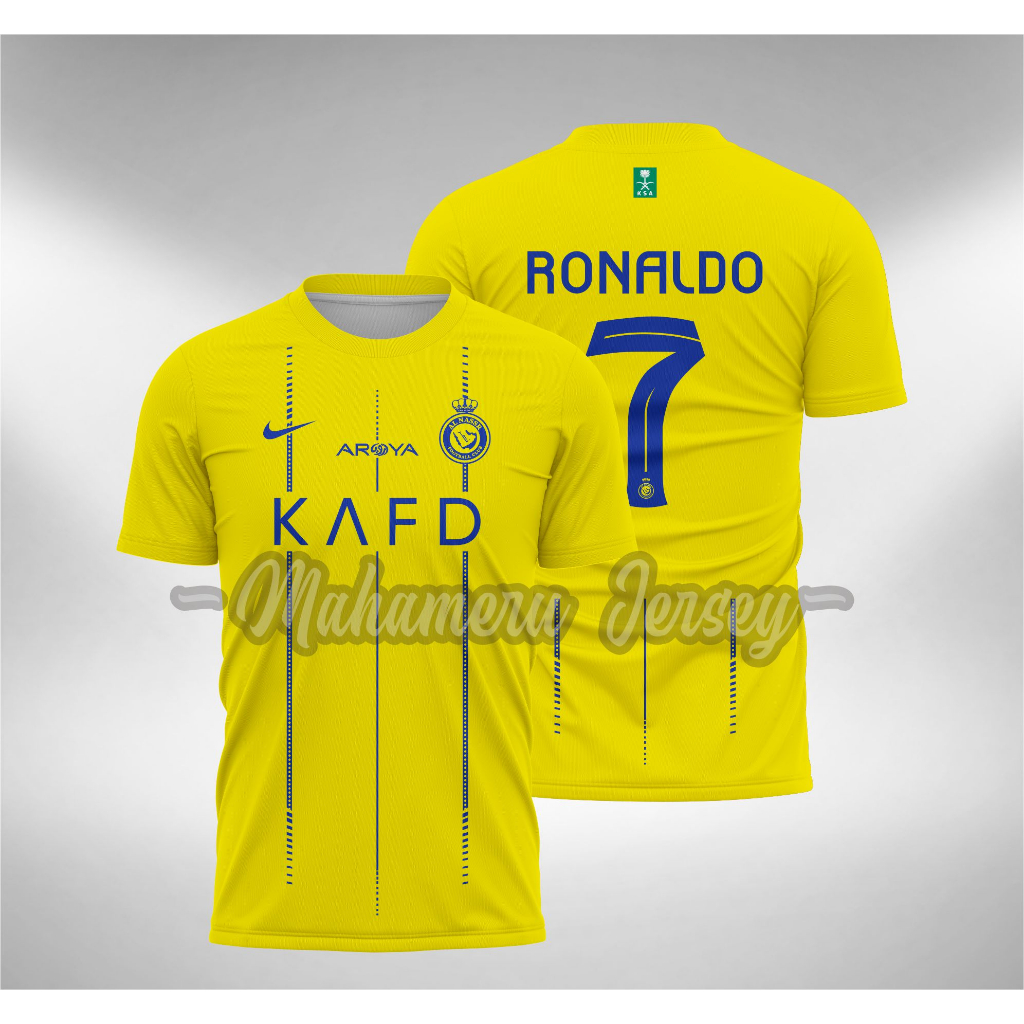 Jersey Al Nassr Ronaldo Home 2023 2024 Shopee Malaysia