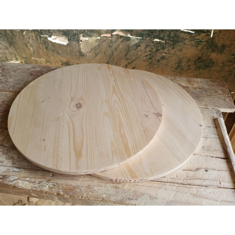 KAYU Dutch Teak Wood Round Board diameter 19cm | Shopee Malaysia