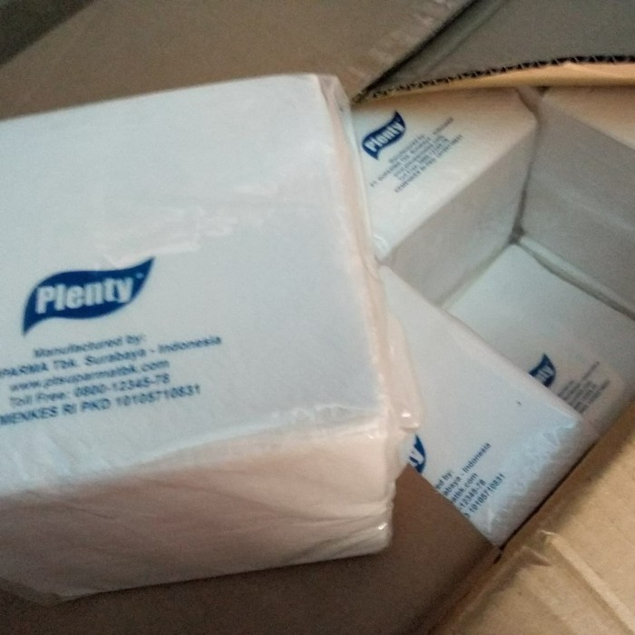 TISSUE PLENTY COCKTAIL NAPKIN BLUE 100 sheets FULL EMBOSSED | Shopee ...