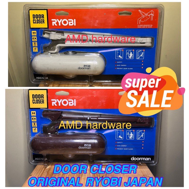 Door CLOSER RYOBI HDC12SA ORIGINAL JAPAN Hydraulic DOOR STOP COVER ...