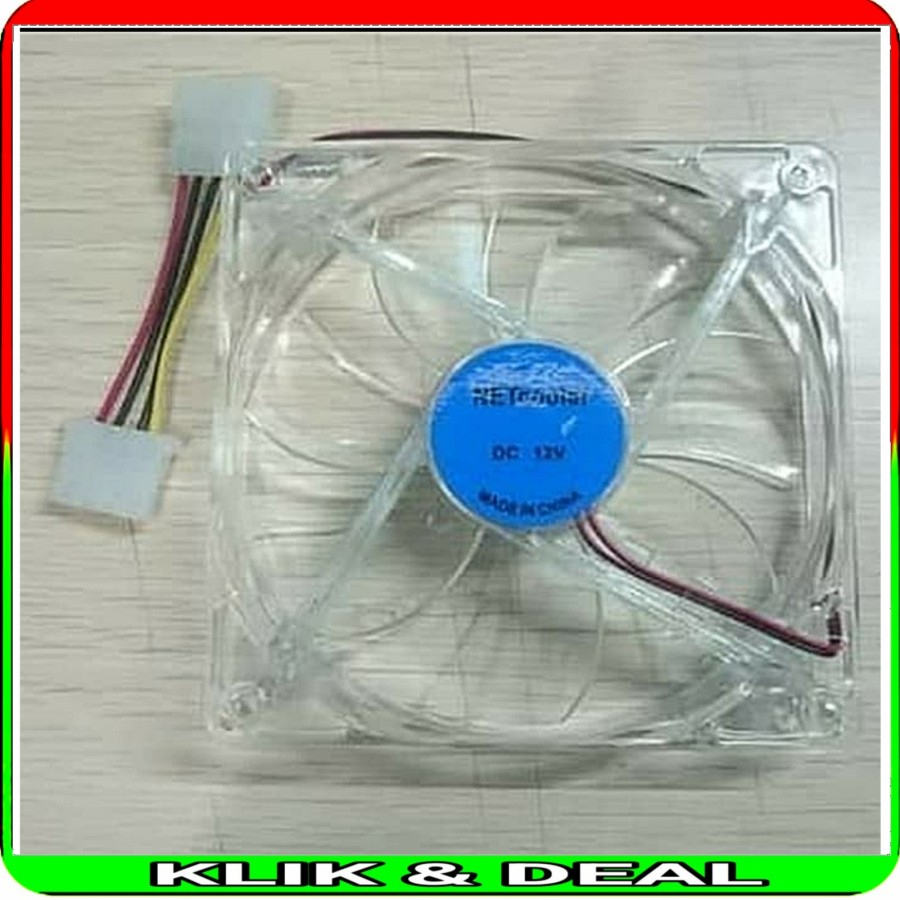 Fan casing PC cooler Black & transparent 12cm HQ Centro | Shopee Malaysia