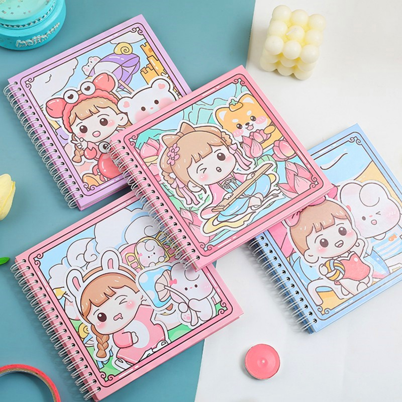 Cute cartoon character Notebook aesthetic journaling Book cute mini ...