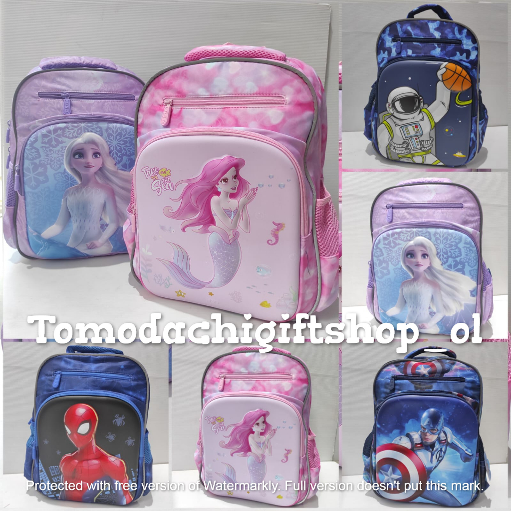 Tm/school Backpack for Girls Boys Hardcase Front Pocket Box Zipper ...