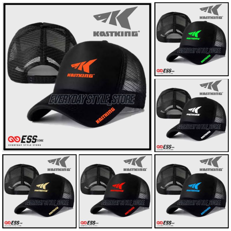 Outdoor TRUCKER NET HAT FISHING STYLE/NET TRUCKER HAT KASTKING LOGO ...