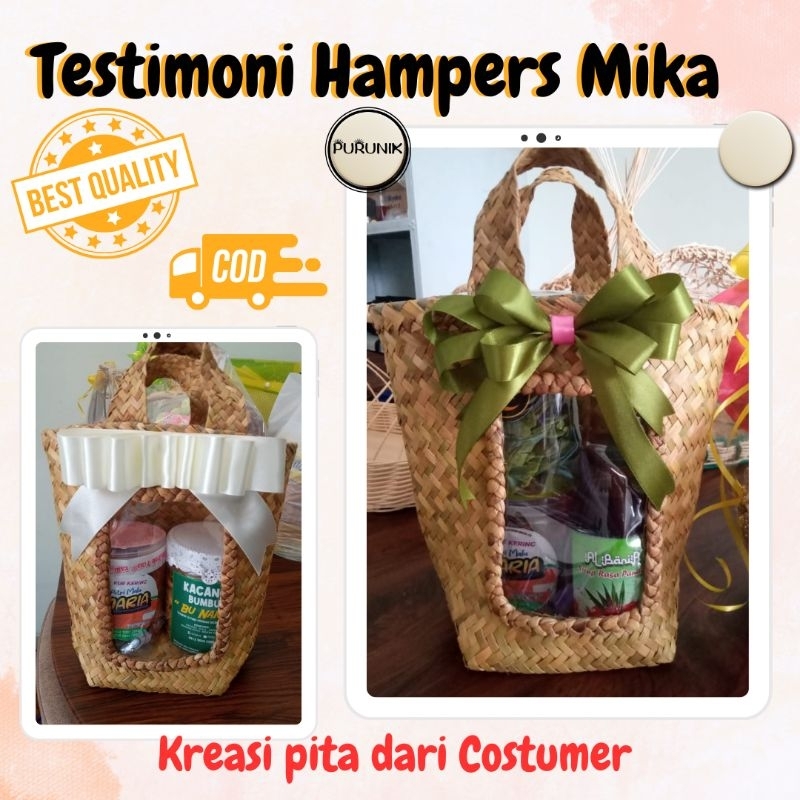 Purun Hampers Bag No. 4 UK 20cm | Shopee Malaysia