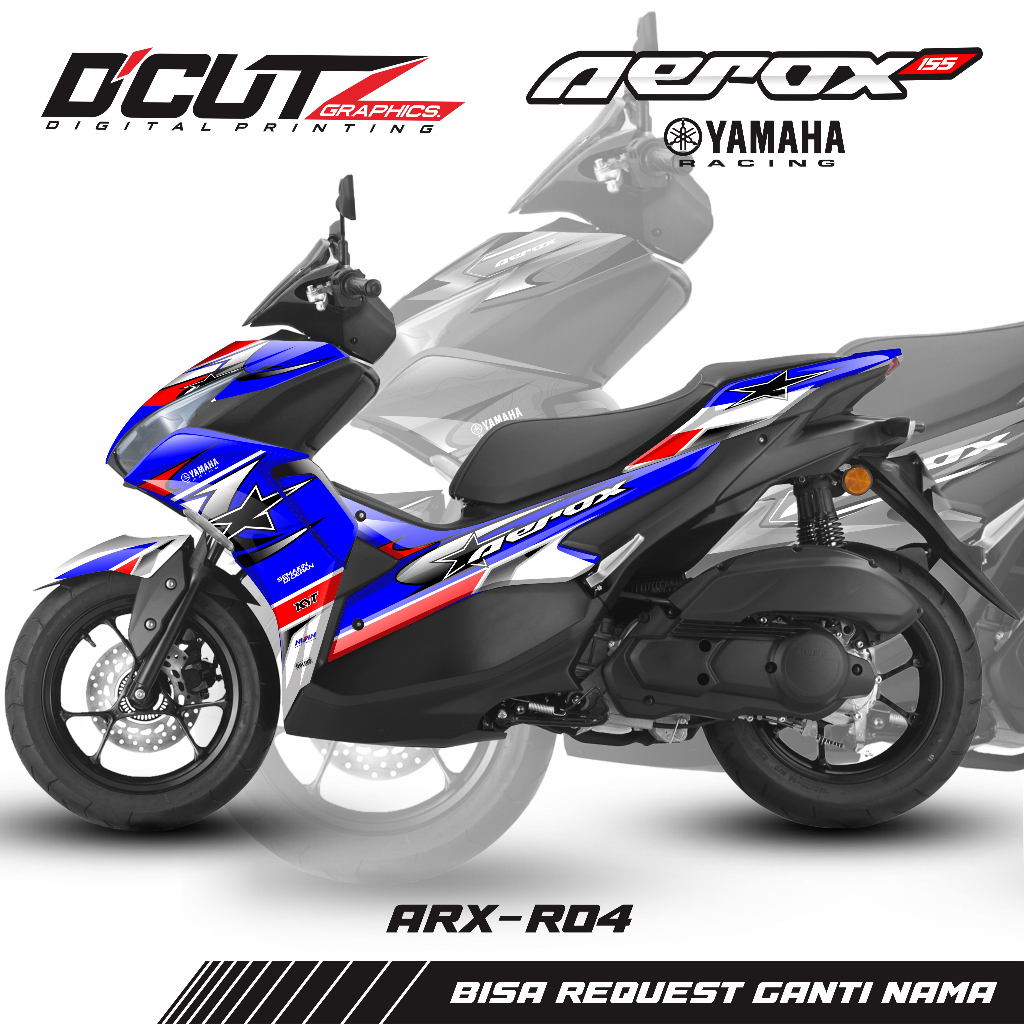 Decal Striping New Aerox 155 (ARX R04) | Shopee Malaysia