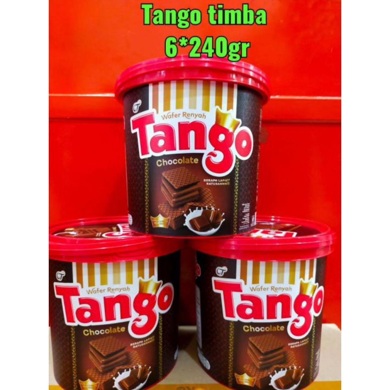 Assorted Snack Wafers Tango Dipper Chocolate Wafer Lebaran Flavor 240gr ...