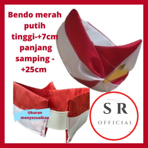 MERAH Red and White Headband, Red and White Bendo,/ Bendo, Cheapest Red ...