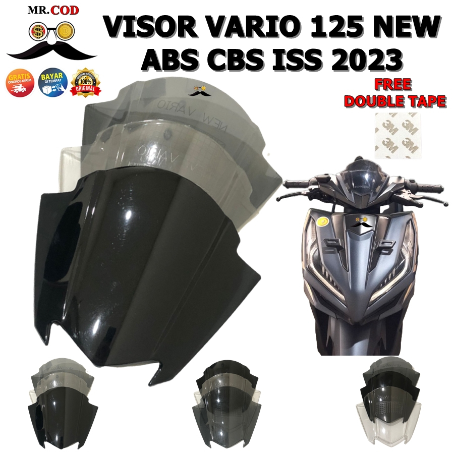 Visor VARIO 125 ABS CBS ISS GEN 2 GEN2 2022 2023 2024 WINDSHIELD FRONT ...